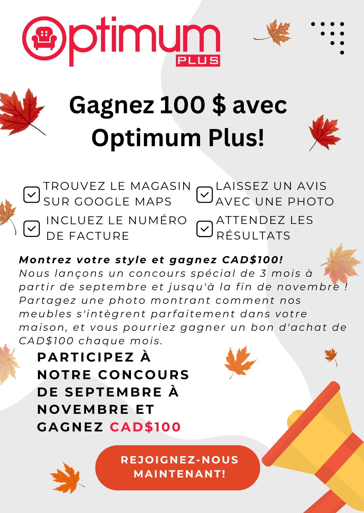 Tables – Optimum Plus